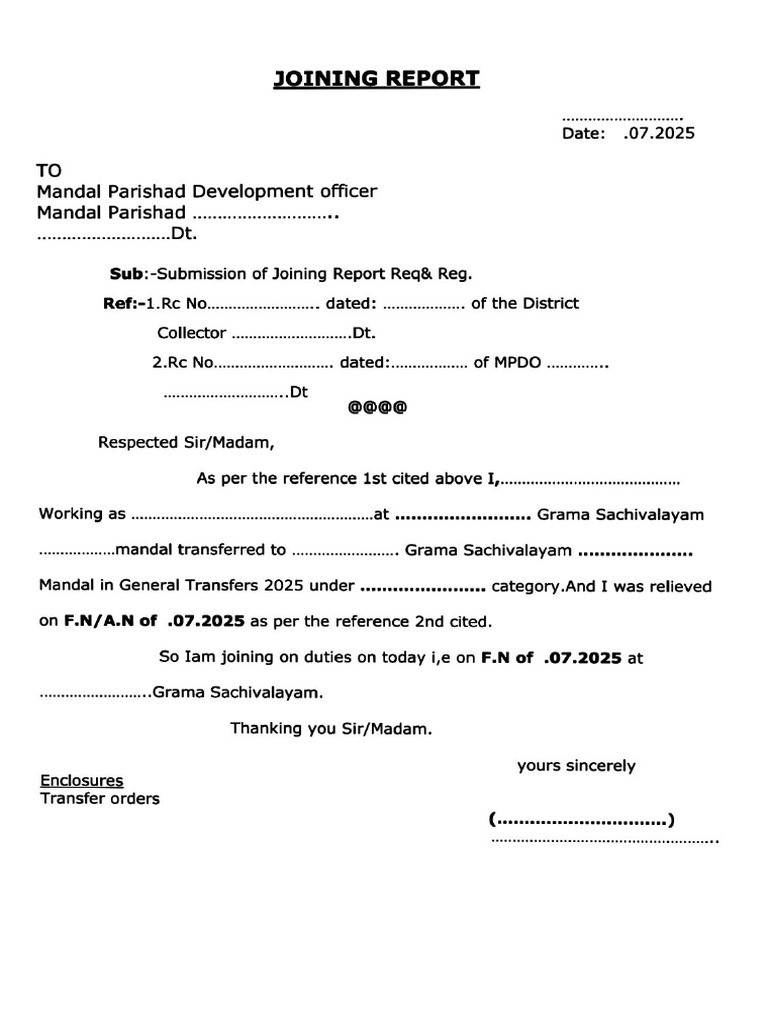 Joining Report | PDF