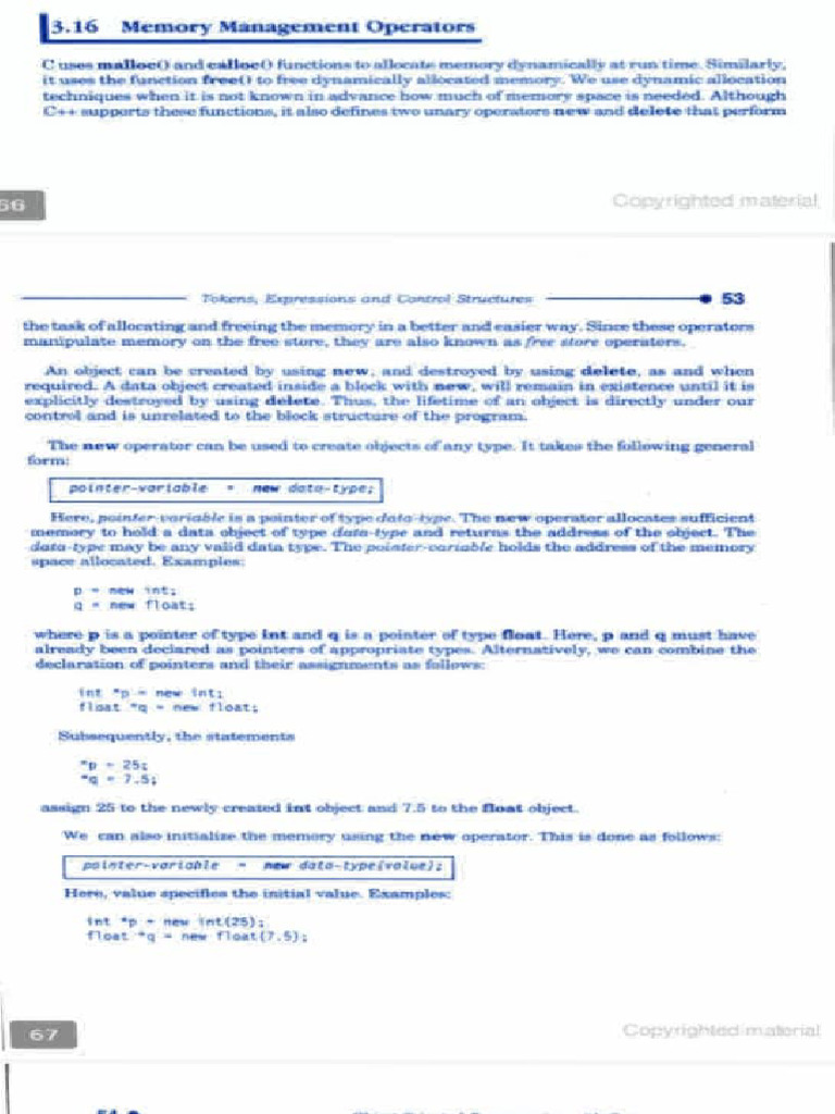 C++ Unit 5 | PDF
