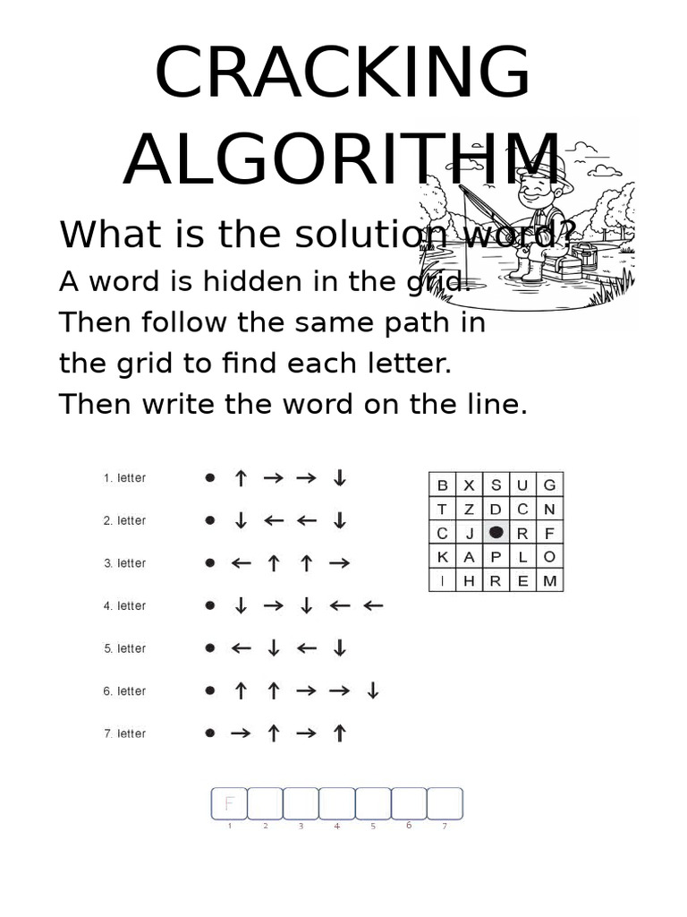 Hidden Word Challenge Instructions | PDF