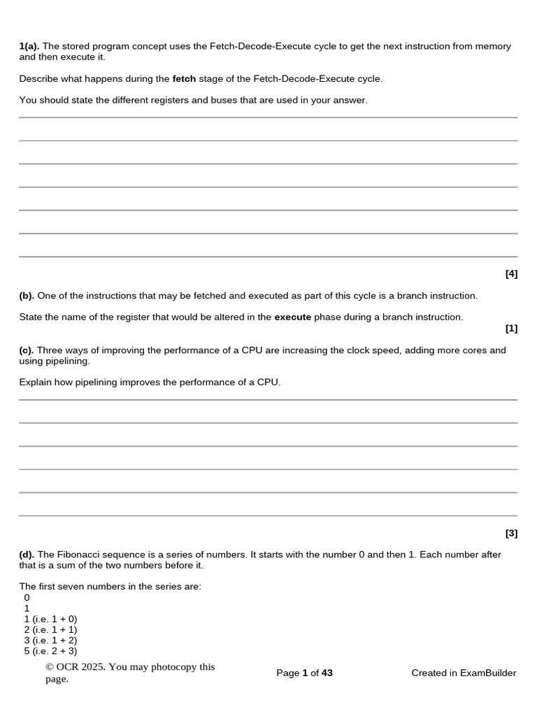 H44601 Computer Systems June 2024 | PDF | Computer Data Storage ...