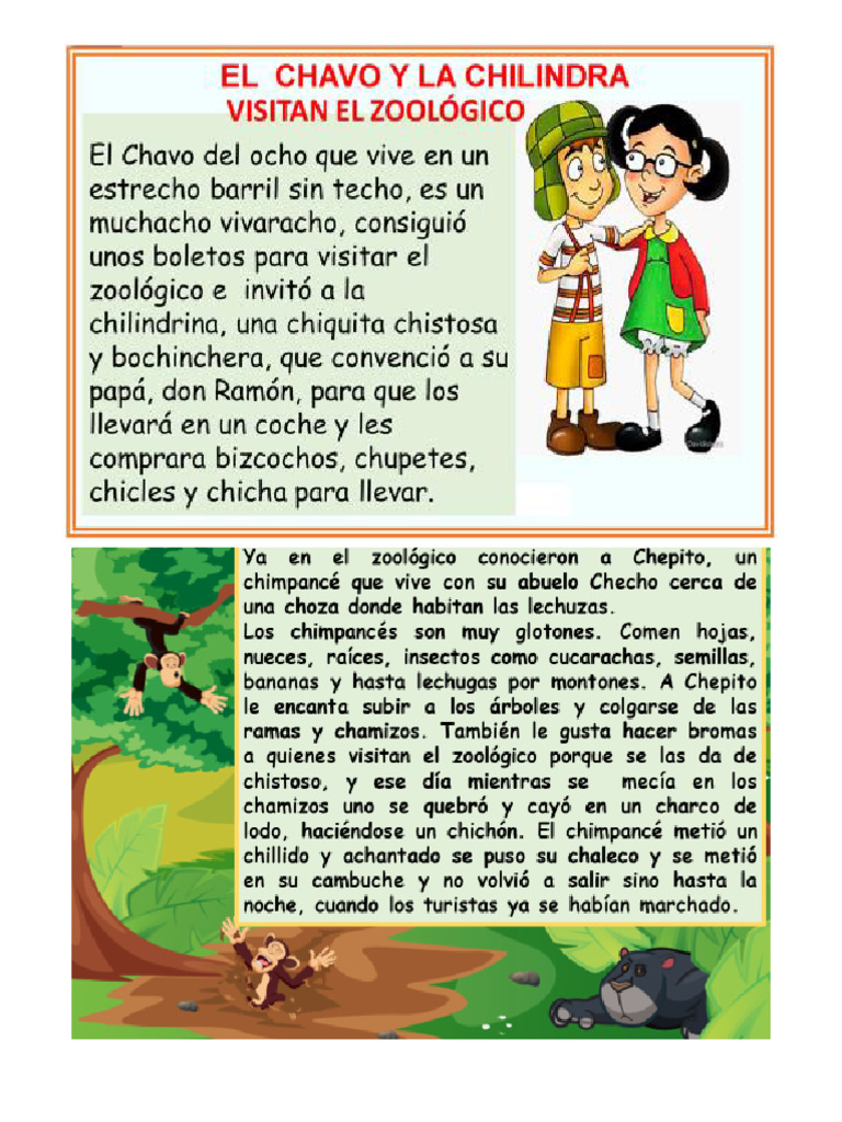 Lecturas con cha, che, chi, cho, chu | PDF