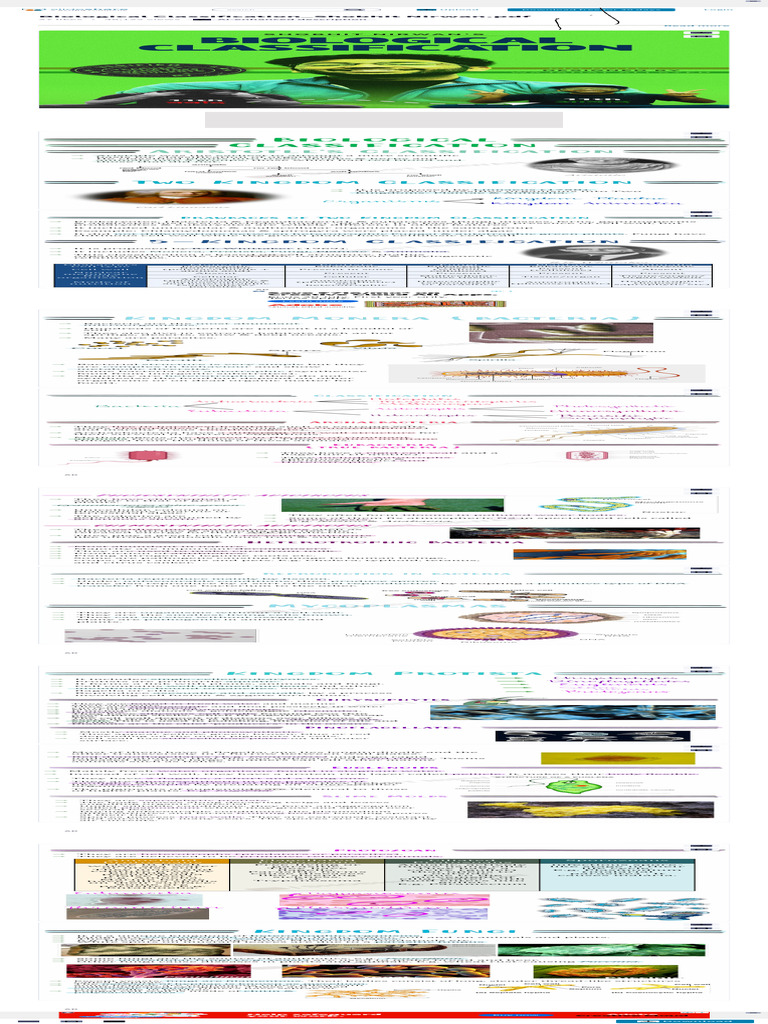 Biological Classification - Shobhit Nirwan PDF | PDF