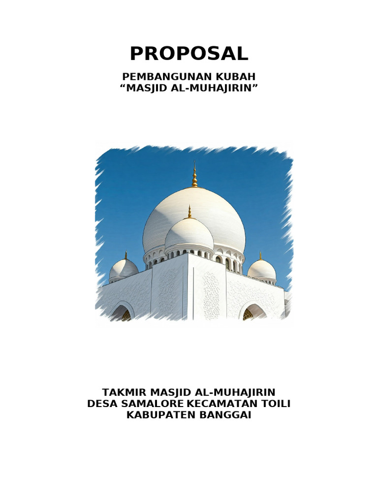 Proposal Kubah Masjid-1 | PDF