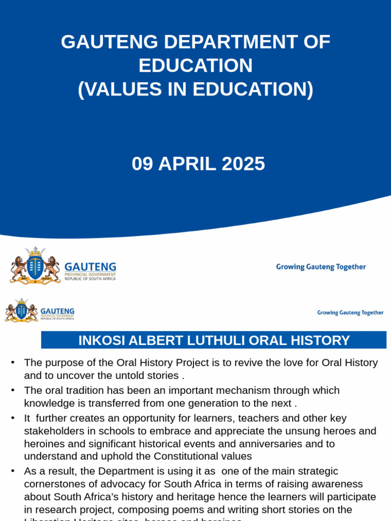 Vie - Inkal Oral History Presentation-09 April 2025 | PDF | Lesson Plan ...