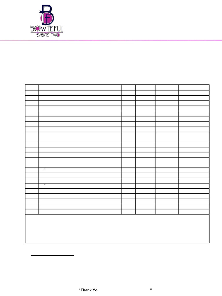 Bowteful Events 17572 INVOICE | PDF | Ibm Pc Compatibles | Computer ...