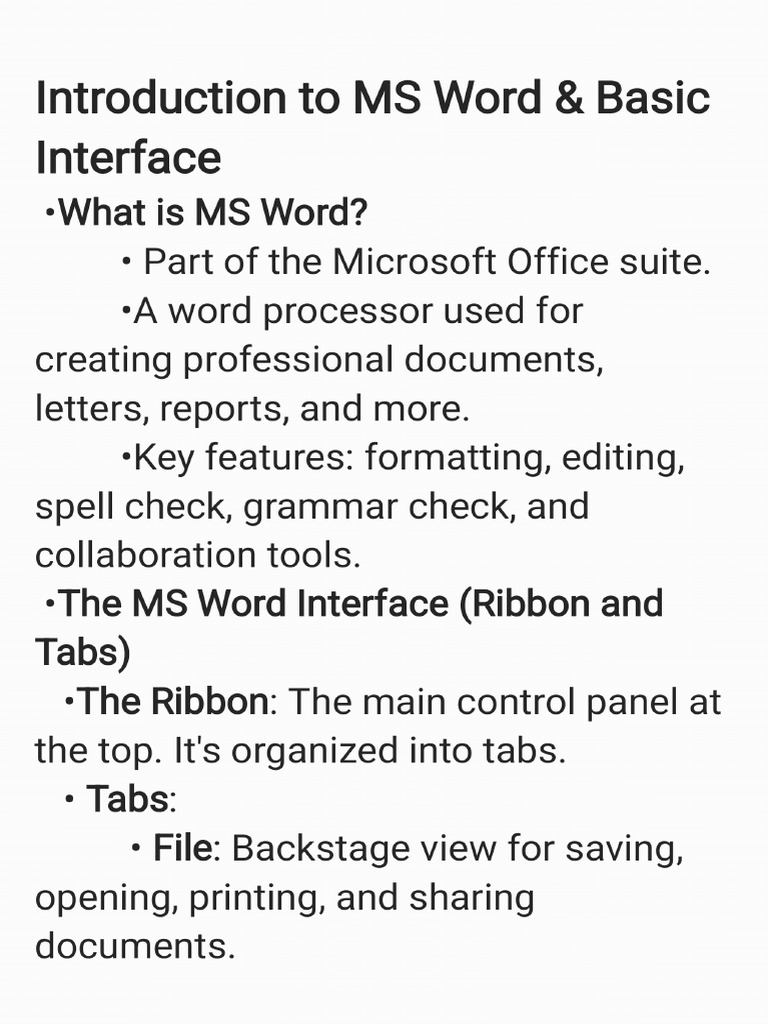 MS Word | PDF