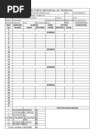 Folha de Ponto Individual Manual | PDF | Expediente
