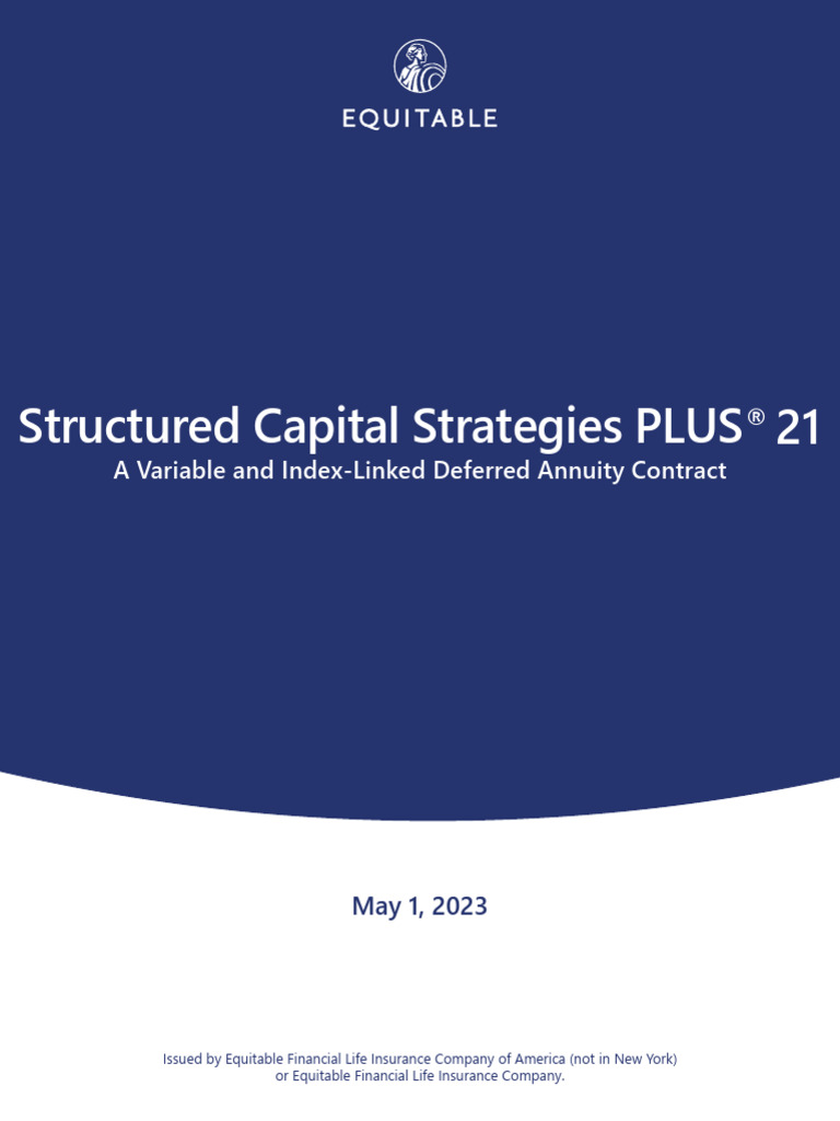 Structured Capital Strategies PLUS® 21 | PDF | Life Insurance | Option ...