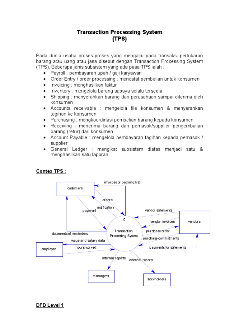 Transaction Processing System | PDF | Accounts Payable | Invoice