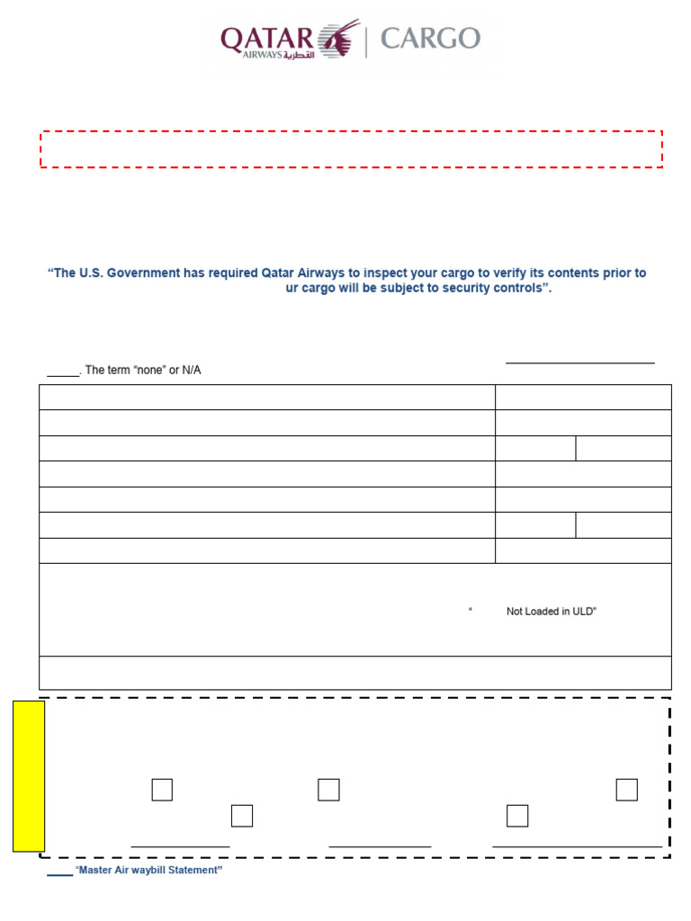 TSA Freight Security Certificate (1 ORIGINAL 2 PHOTOCOPIES) | PDF ...