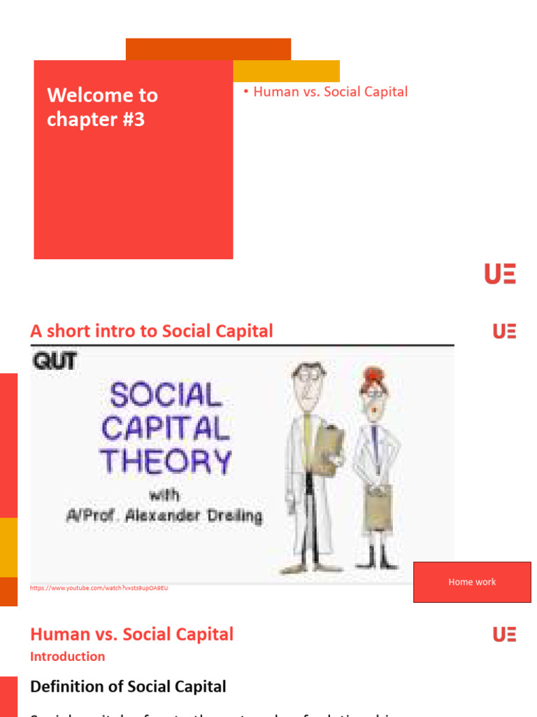 Chapter 3 - Human vs. Social Capital | PDF | Social Capital | Social ...