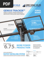 GameChange Solar Genius - Tracker 1P Technical - Datasheet 7 13 2022 ...