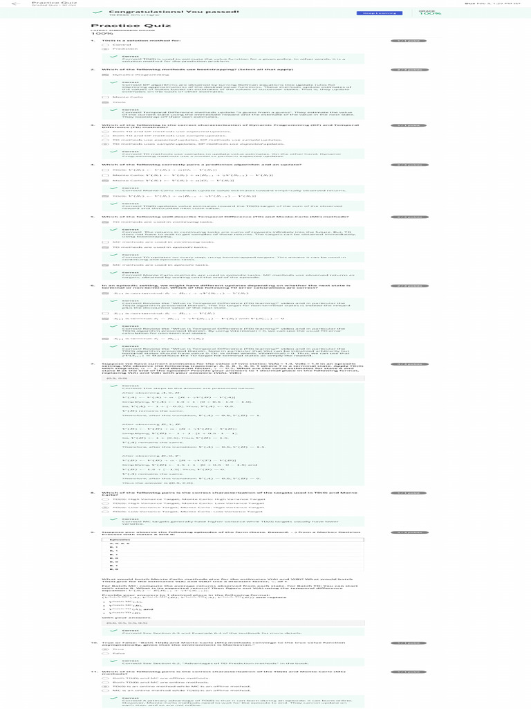 Quiz - Practice Quiz | PDF
