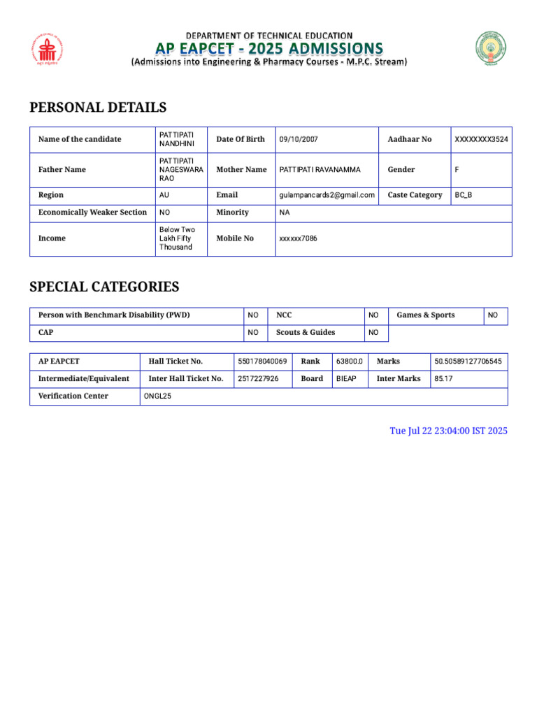 Registration Print | PDF