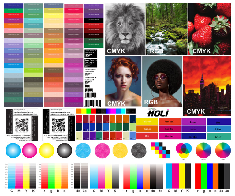 Arkom Teste de Cor Cmyk e RGB | PDF | Visión | Publicación