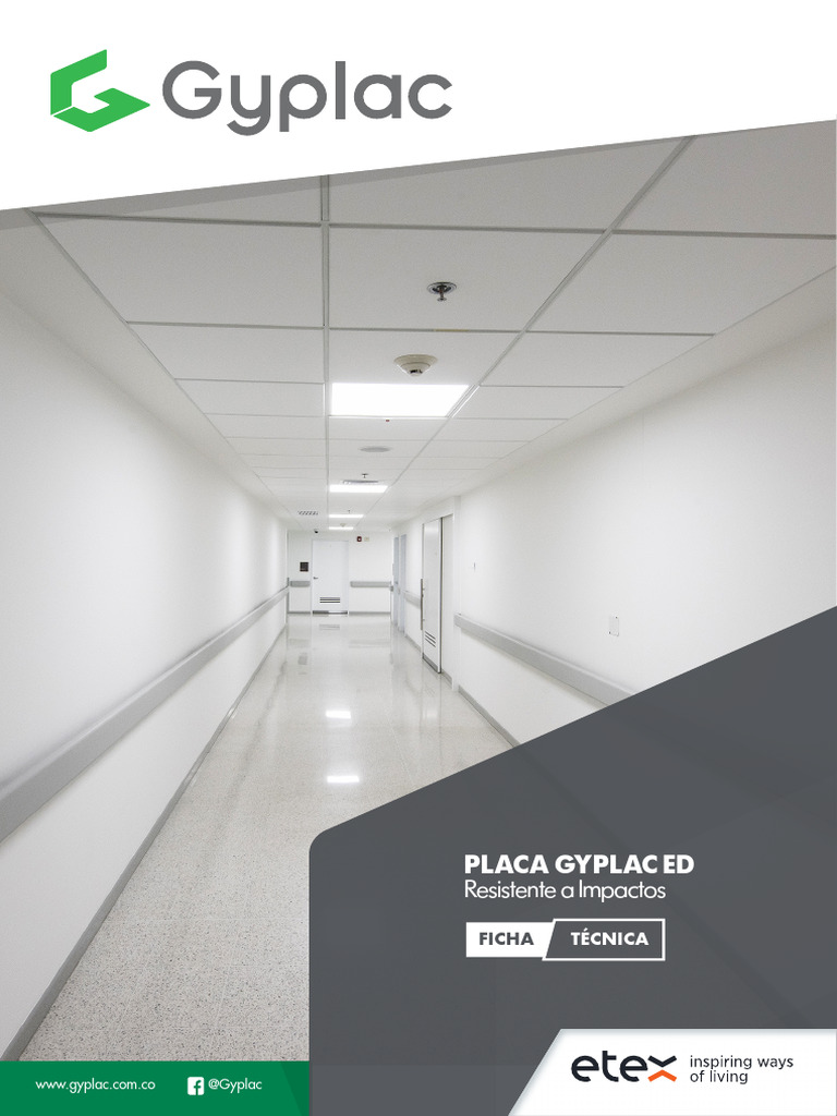 Placa Gyplac ED: Resistencia y Usos | PDF | Materiales