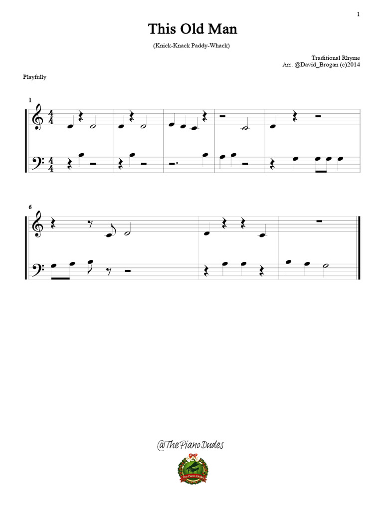 4.1 This Old Man BH Mid C | PDF