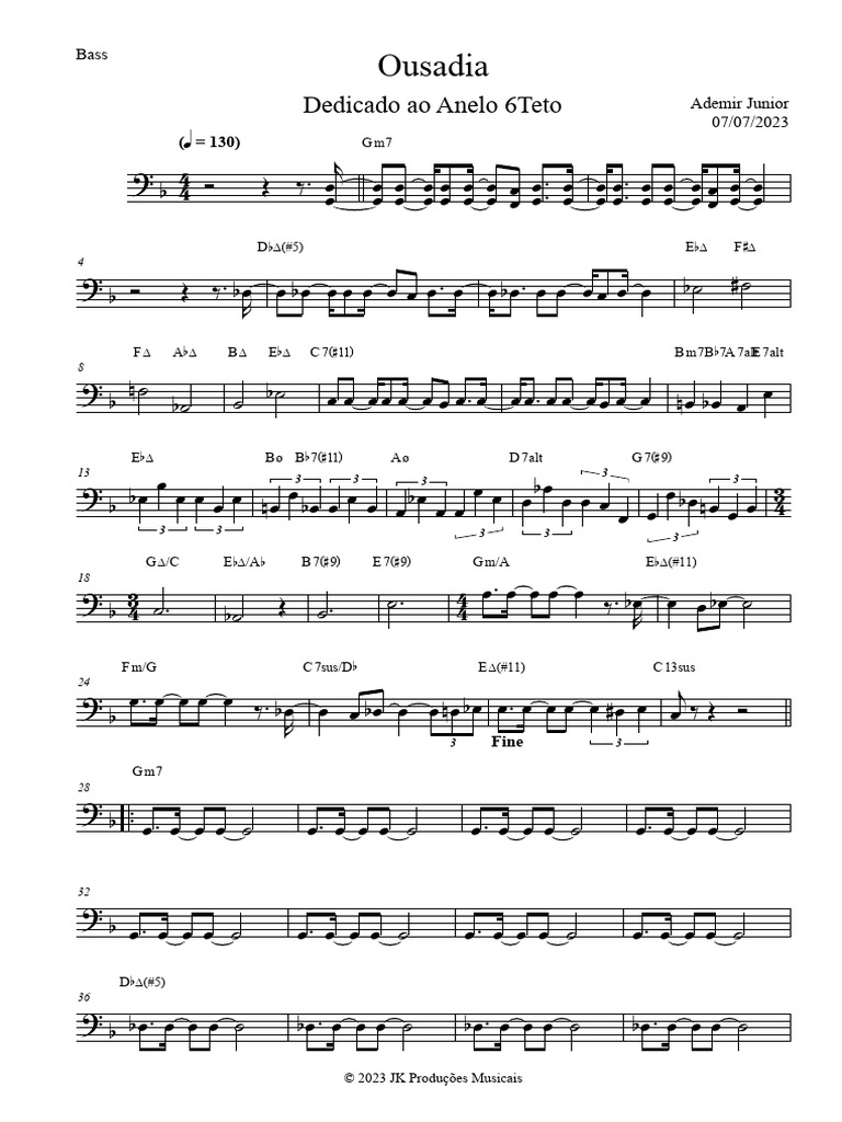 Ousadia - Ademir Júnior | PDF