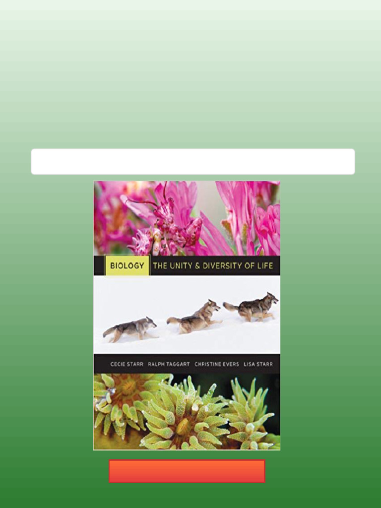 (Ebook PDF) Biology: The Unity and Diversity of Life 13th Edition ...