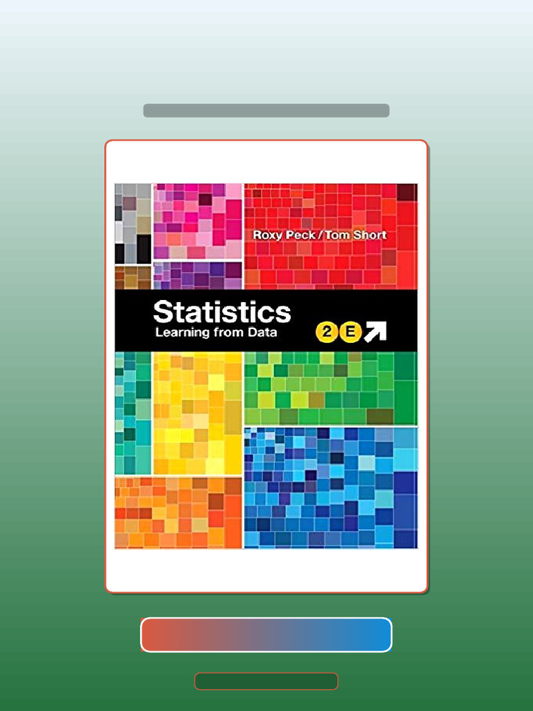 Statistics Learning From Data 2nd Edition Ebook and TestBank Bundle ...
