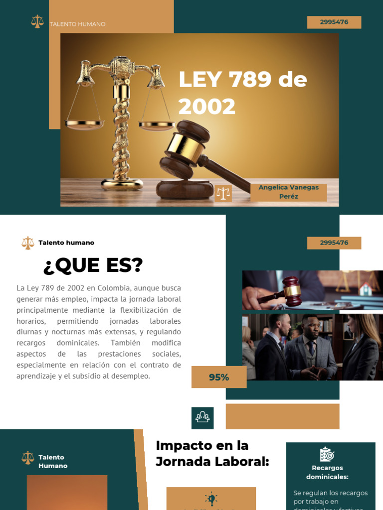Ley 789 de 2002 | PDF | Derecho laboral | Labor