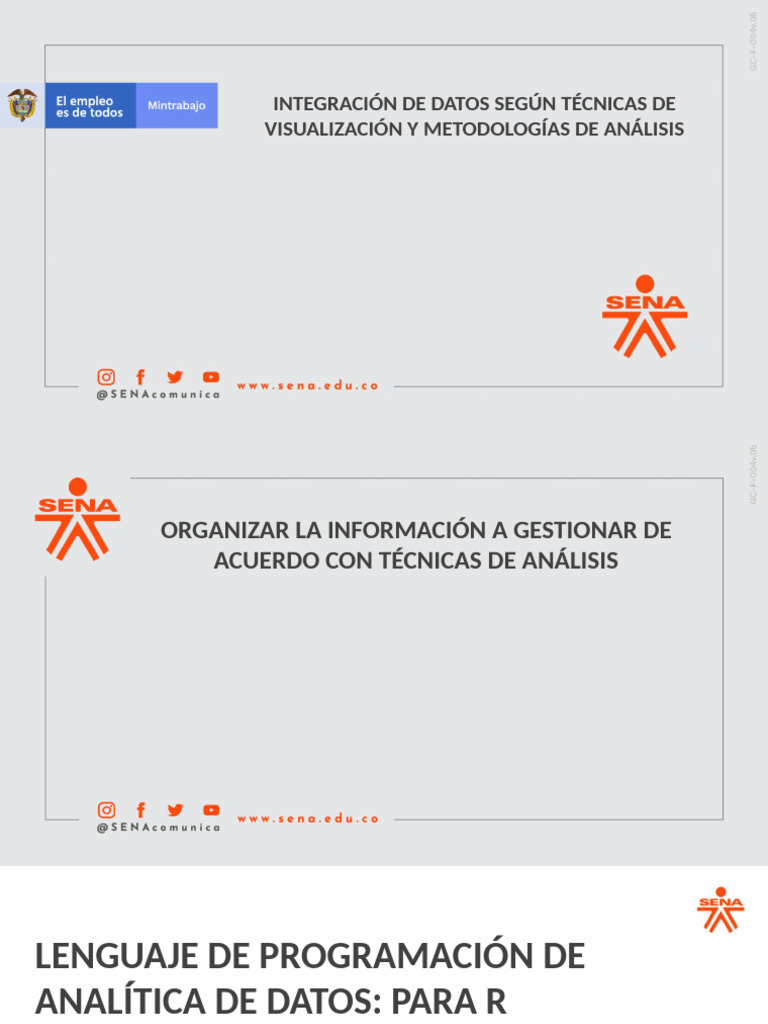 Lenguaje de Programación de Analítica de Datos para R Cap#3 | PDF ...