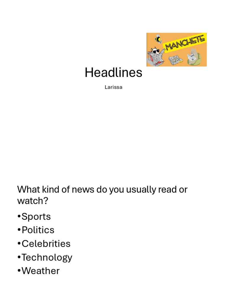 Headlines | PDF