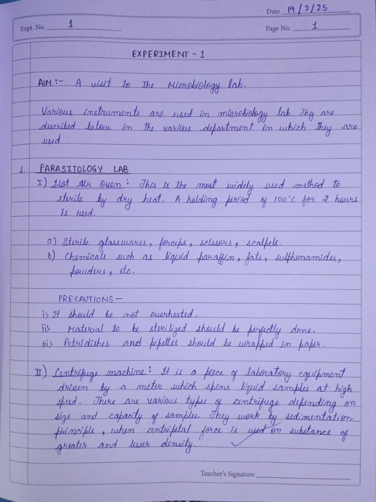 Micro Practical | PDF