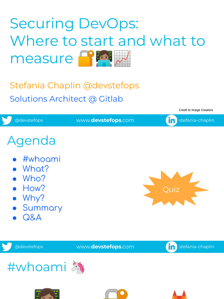 OWASPLondon20221117 Securing DevOps Where To Start and What To Measure Stefania Chaplin | PDF ...