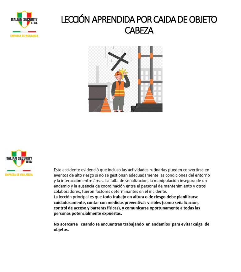Lecciones Aprendidas | PDF