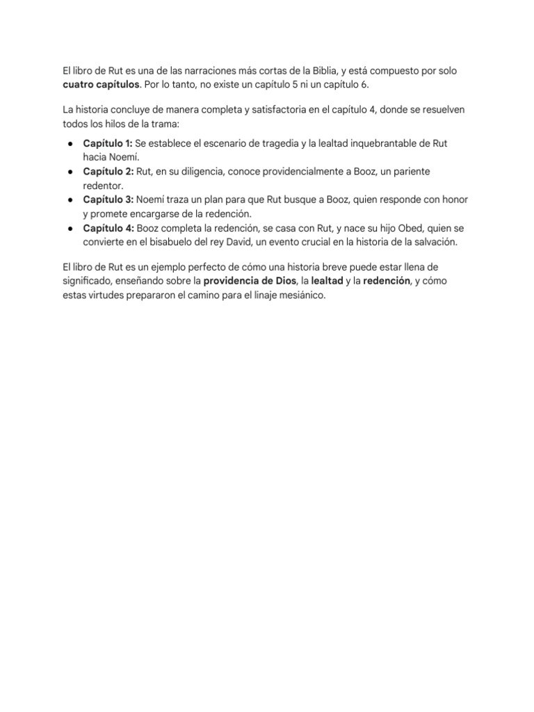 Estudio Libro de Rut 6 | PDF