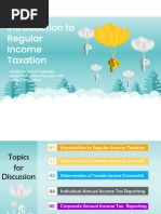 Topic 3 Chargeable Income | PDF | Tax Deduction | Taxes