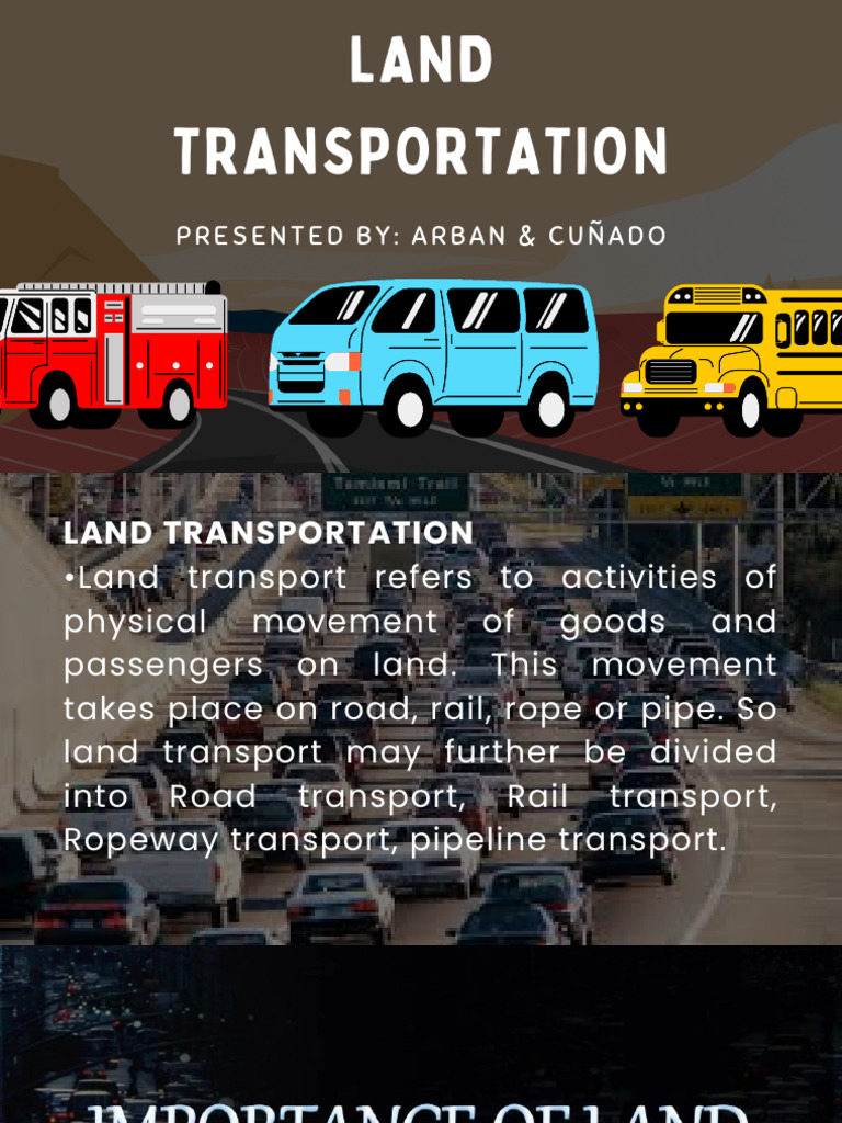 Land Transportation G-2 Arban & Cuñado - 20250731 - 203543 - 0000 | PDF ...
