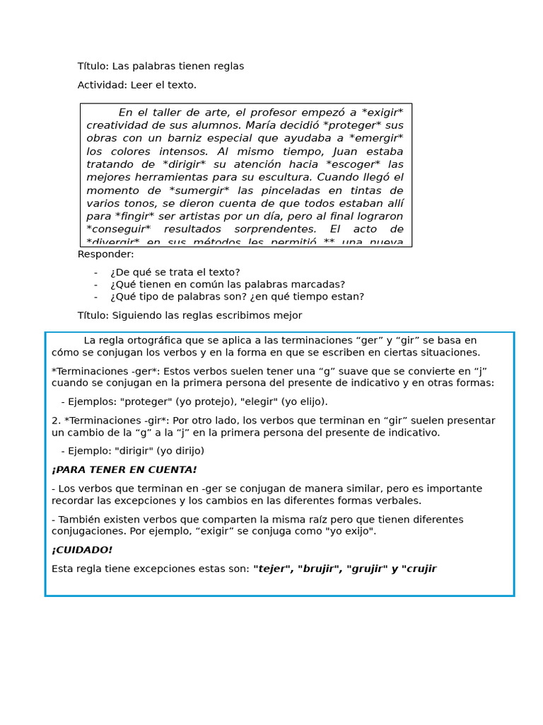 Septimo Lengua Ger Gir | PDF