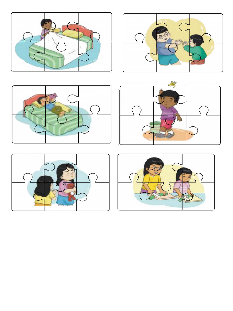 Puzzle Mematuhi Dan Tidak Mematuhi Aturan | PDF