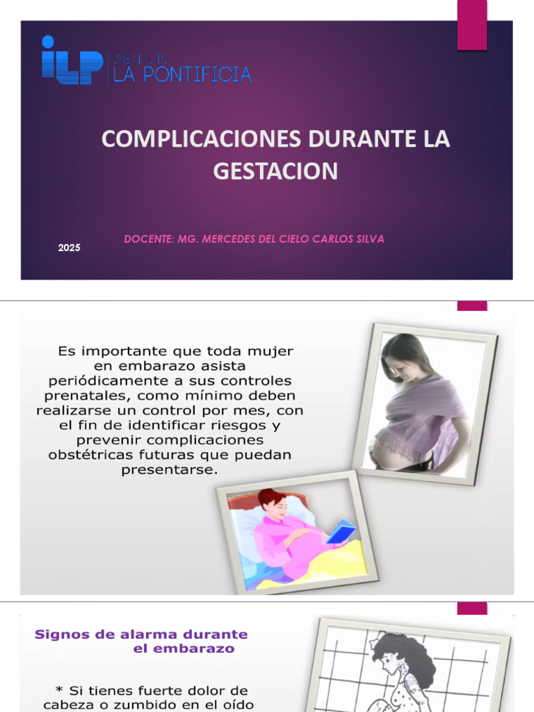9ss COMPLICACIONES DURANTE LA GESTACION | PDF