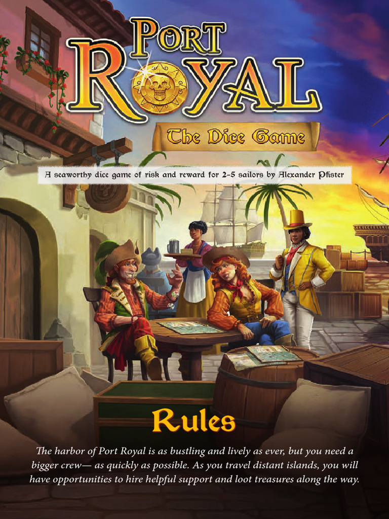 Port Royal Dice Game Rules | PDF | Water Transport | Naval Warfare