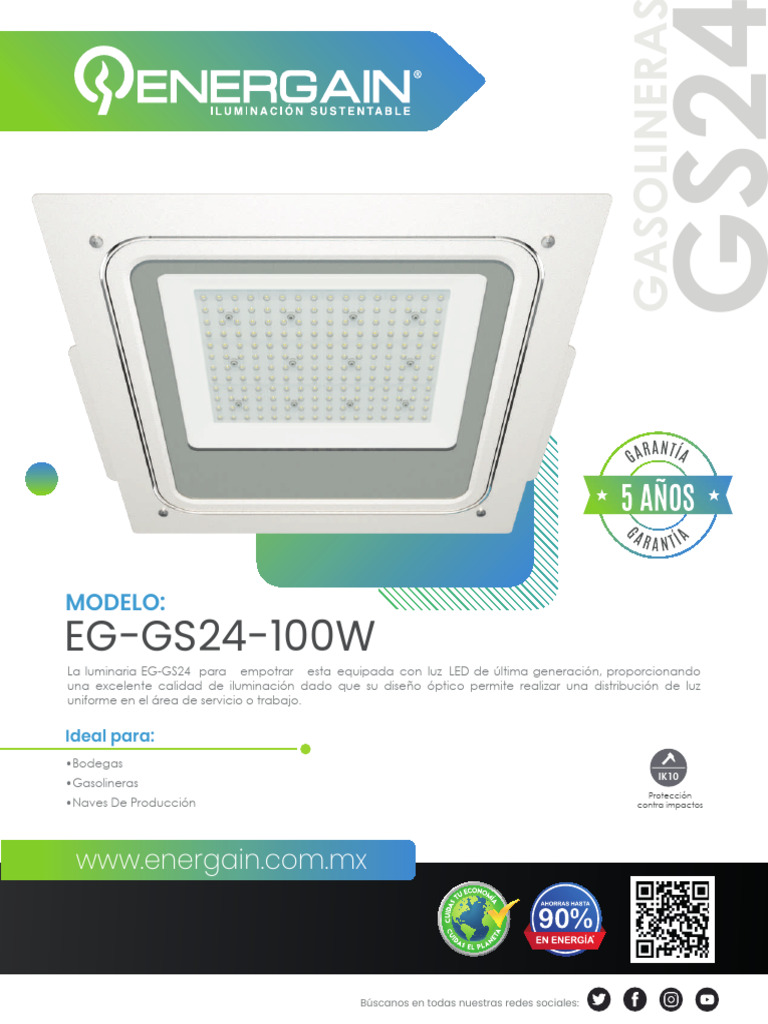 EG-GS24-100W: Modelo | PDF