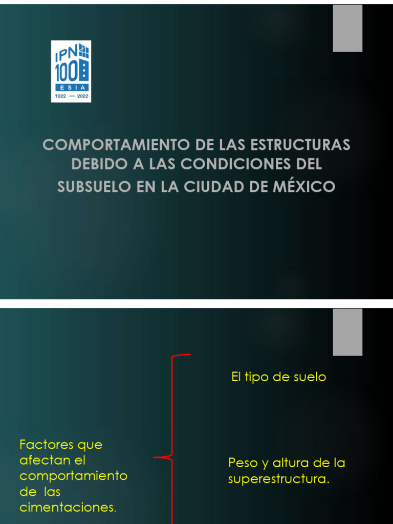 Comportamiento del subsuelo en CDMX | PDF | Fundación (Ingeniería ...
