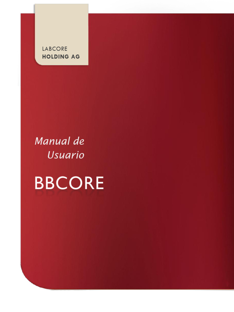 Manual Usuario BBCORE | PDF | Botón (Computación) | Ventana (informática)