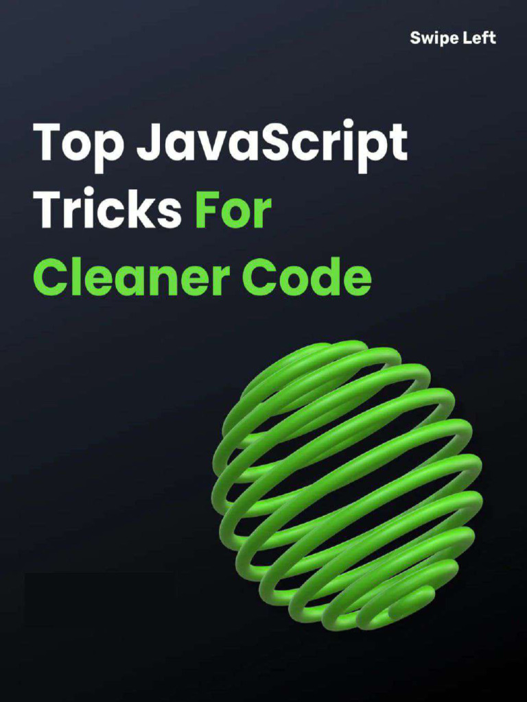 09 - Top JavaScript Tricks For Cleaner Code | PDF