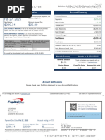 Capital One Billing Statement Overview | PDF | Credit Card | Payments