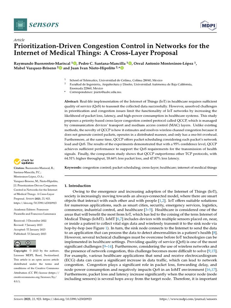 Prioritization-Driven Congestion Control | PDF | Network Congestion | Computer Network
