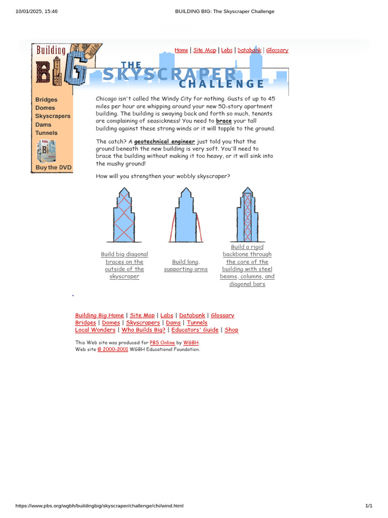 BUILDING BIG - The Skyscraper Challenge | PDF