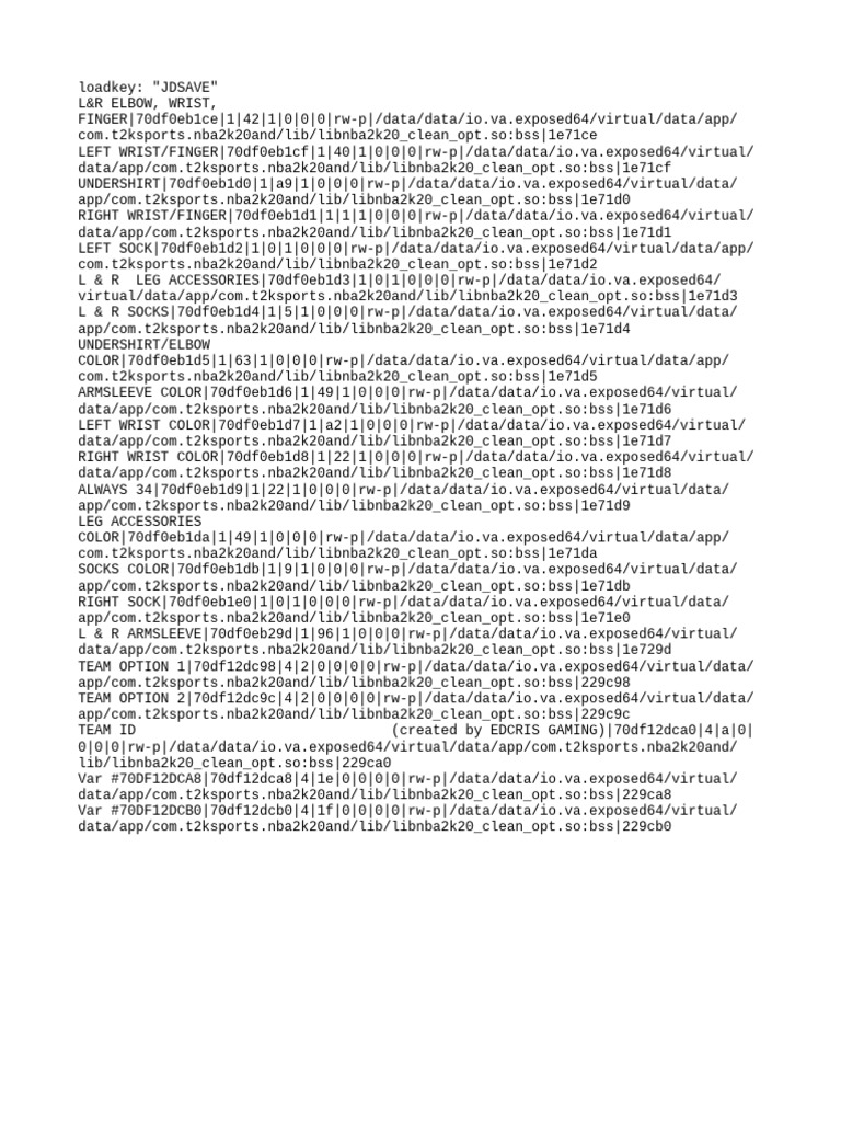 Accessories 1half JRBR v3 With Name v98 | PDF