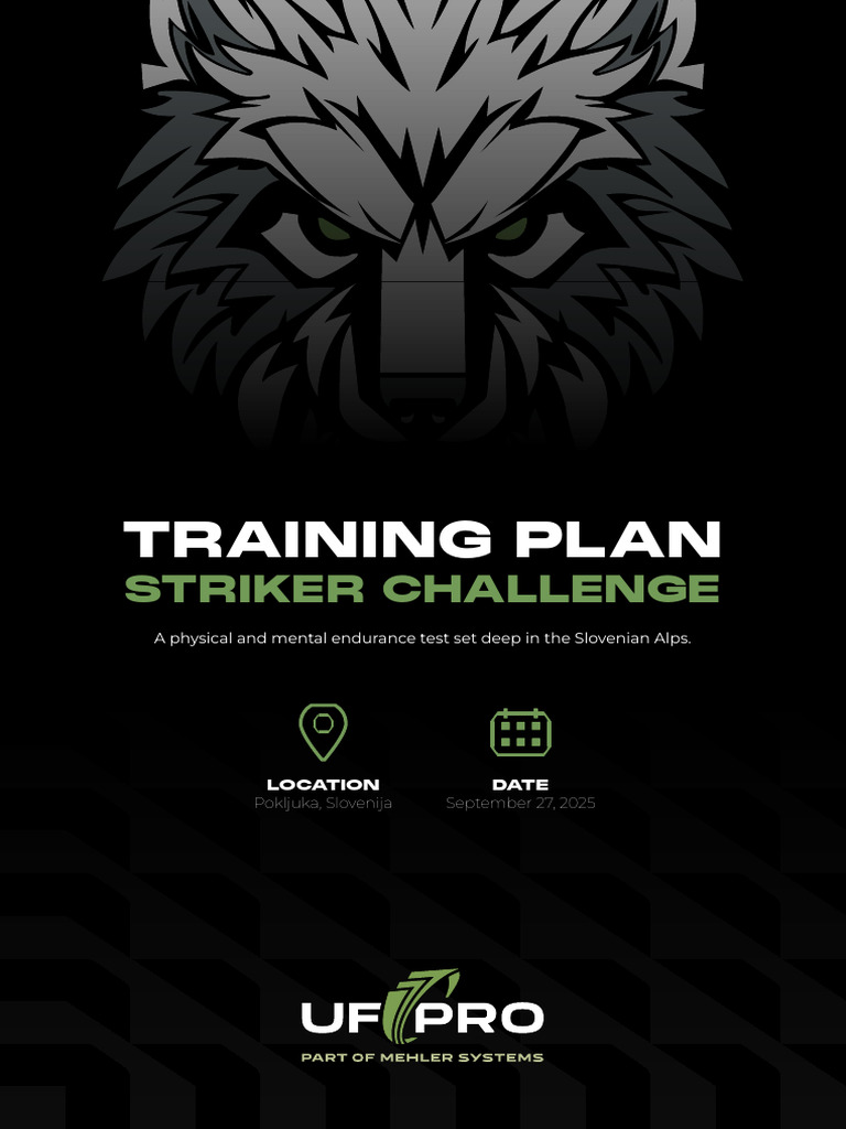 Striker Challenge Training Plan 2025 | PDF | Kettlebell | Physical Exercise