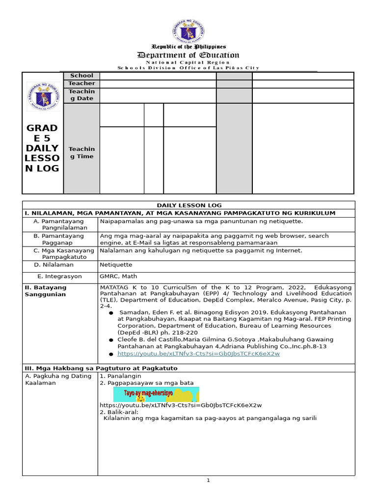 Q1 EPP5 DLL Netiquette | PDF