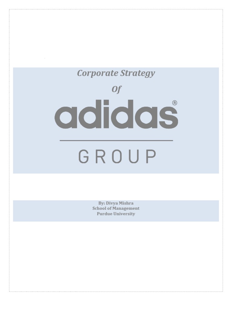 Adidas Corporate Strategy Overview | PDF | Adidas | Strategic Management