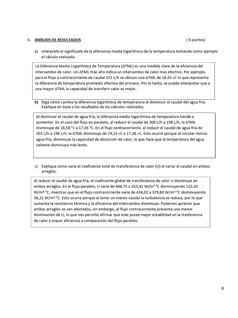 Lab 5 - Procesos | PDF | Intercambiador de calor | Calor