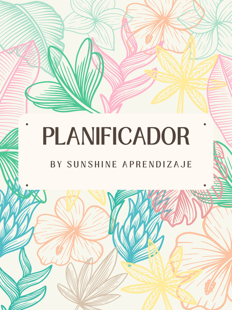 _Planner by Sunshine (Spanish Version) | PDF